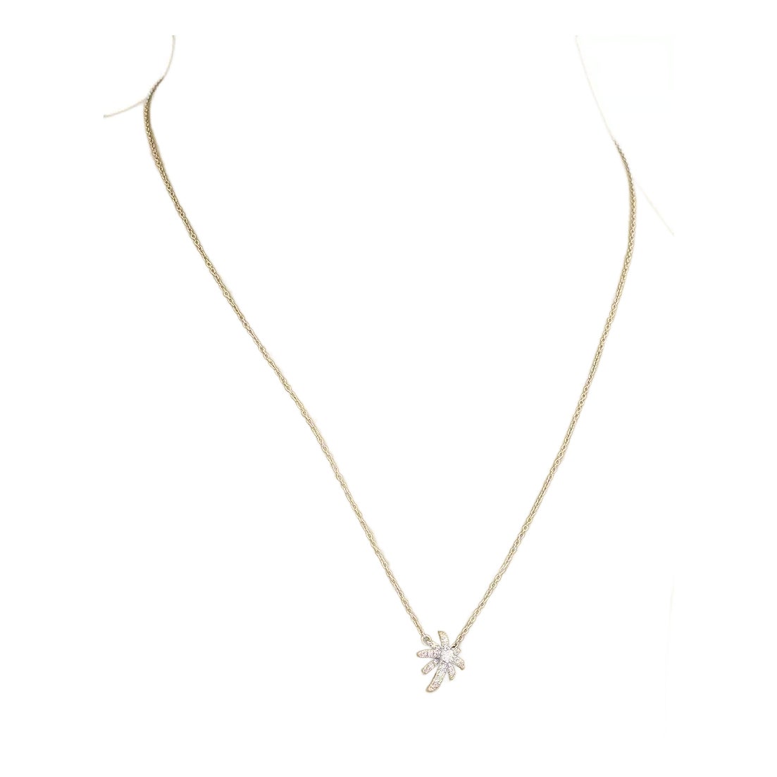 Tiffany & Co. Platinum Firecracker Diamond Fire Burst Pendant | Chairish