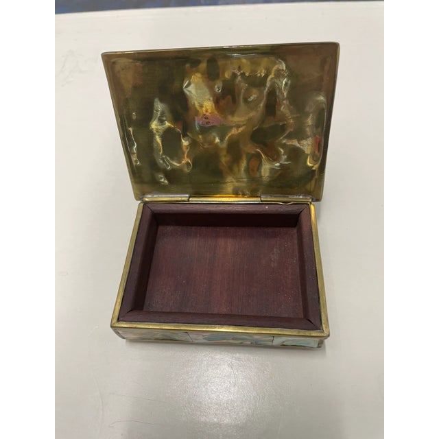 Vintage Abalone Shell Jewelry & Trinket Box | Chairish