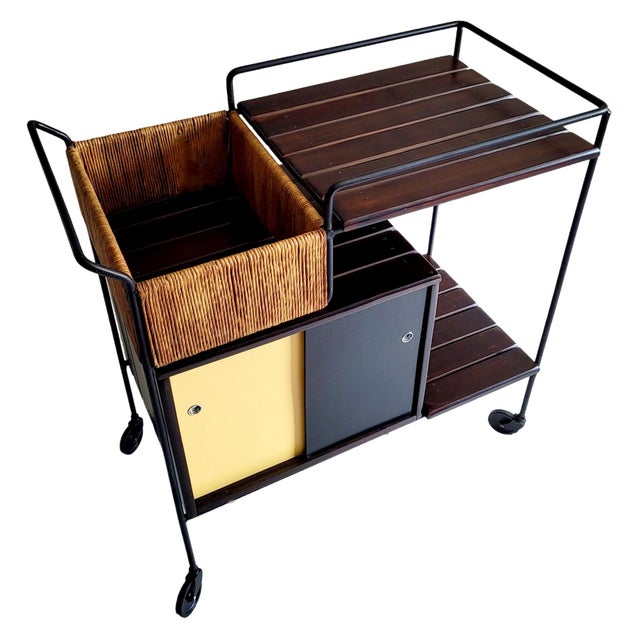 Arthur Umanoff Bar Cart, 1950 | Chairish