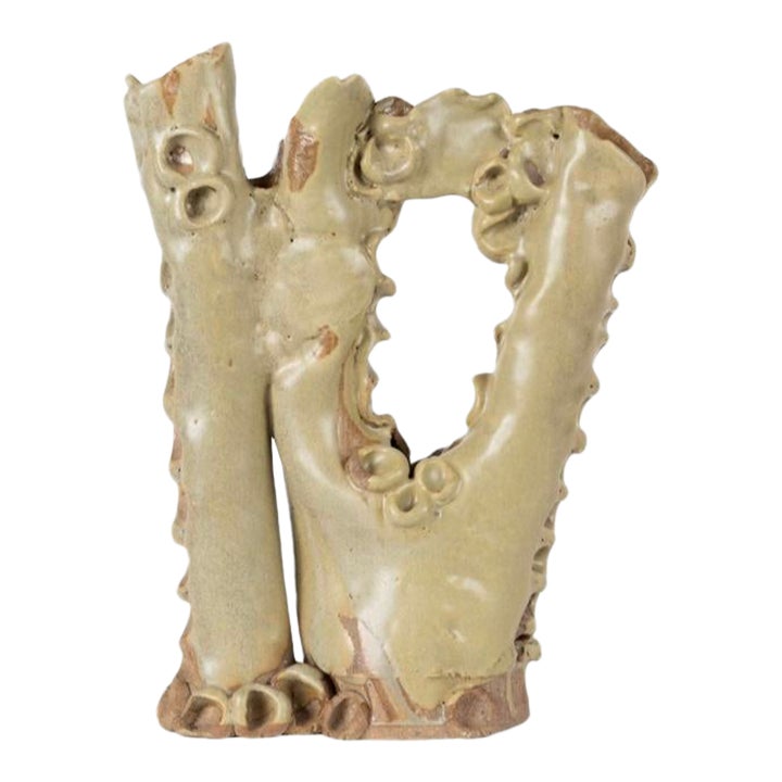 Brother Mel Myer Abstract Ceramic Vessel | Chairish