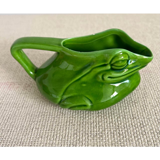 Italian Frog Porcelain Creamer | Chairish