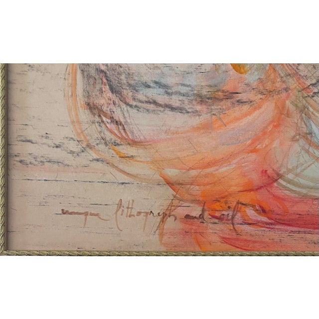 Edna Hibel Color Lithograph and Oil Embellished, Mother and Children ...