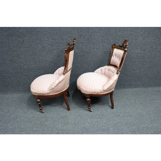 Victorian Ladies Chairs/Pair | Chairish