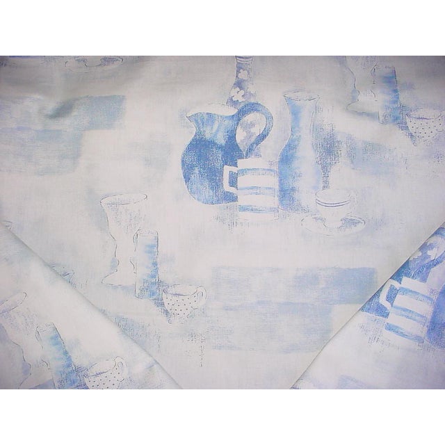 Traditional Mulberry Lee Jofa Still Life Blue White Cotton Drapery ...