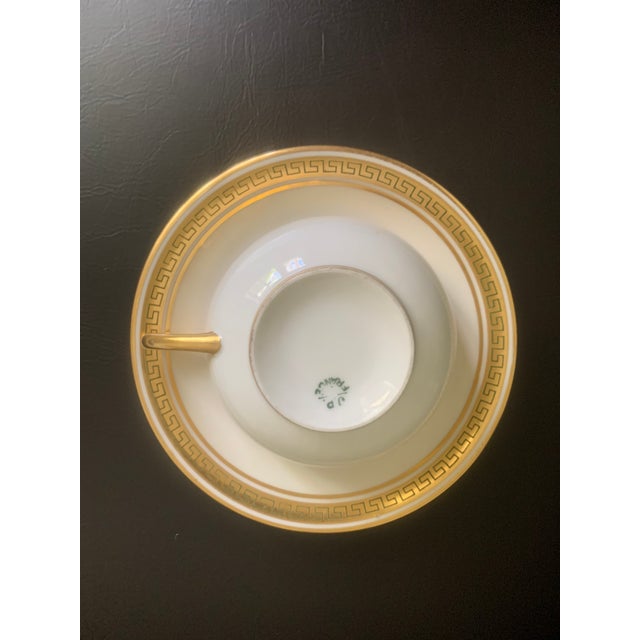 Late 19th Century Limoges Jean Pouyat China Cup & Saucer in ‘The Athena ...