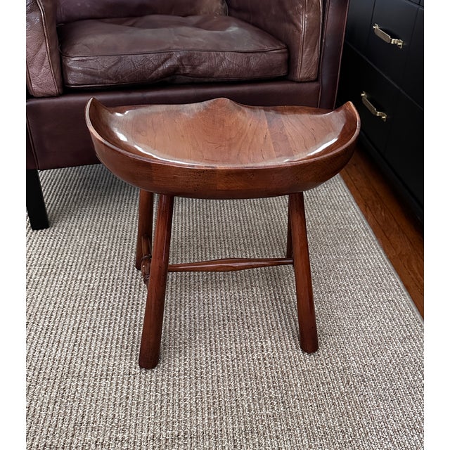 Early 20th Century Vintage Wood "Milking" Stool | Chairish