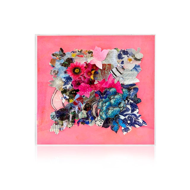 "Beautiful Crazy 2" Contemporary Original Mixed-Media 3D Embellished ...
