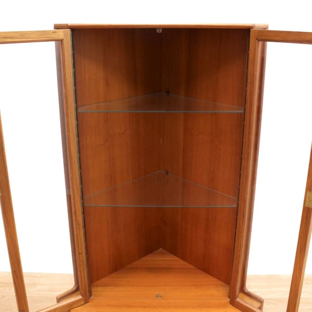 1960s Mid Century Teak Coner Bar Unit by Turnidge of London | Chairish