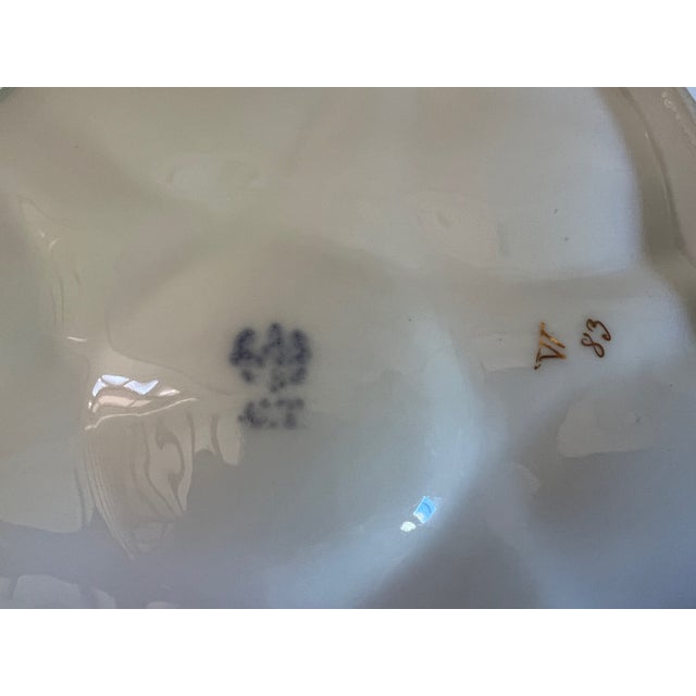 Antique German Oyster Plate by Carl Tielsch | Chairish