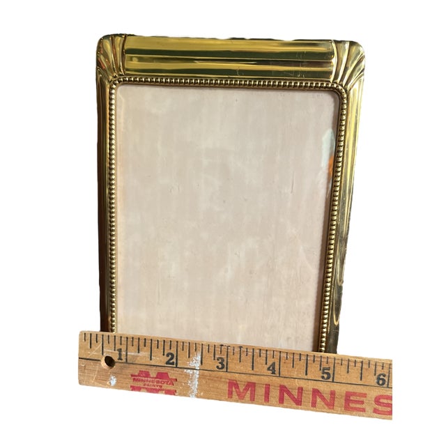 1940s Brass Classic Traditional Fluted With Beaded Boarder Detail ...