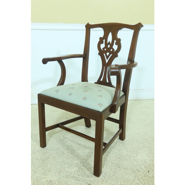 Set of 6 Henkel Harris Mahogany Dining Room Chairs Model 101 | Chairish