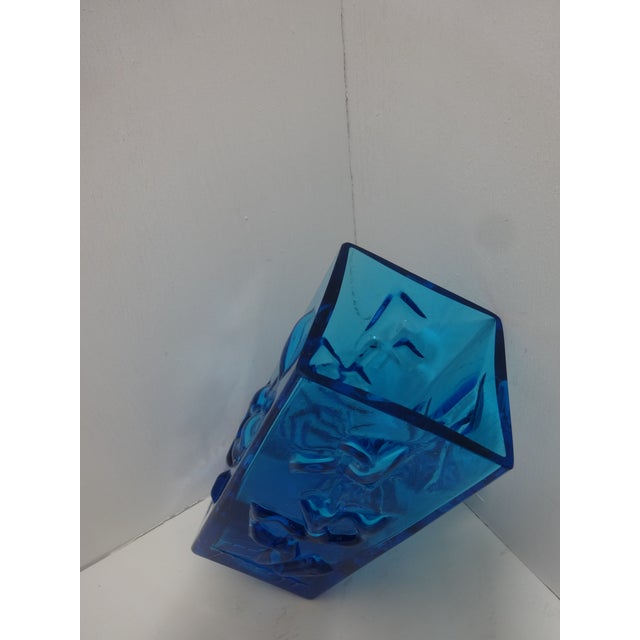 Mid-century John Käll Eneryda Glasbruk Sweden Crystal Vase | Chairish