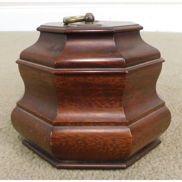 Set of 2 Colonial Williamsburg Octagonal Tea Caddies | Chairish