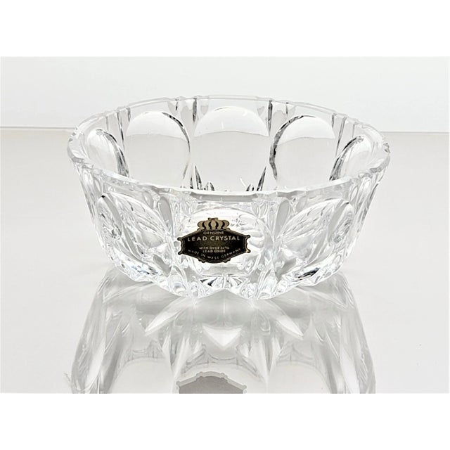 Imperlux Crystal Bowl, Trinket Dish | Chairish