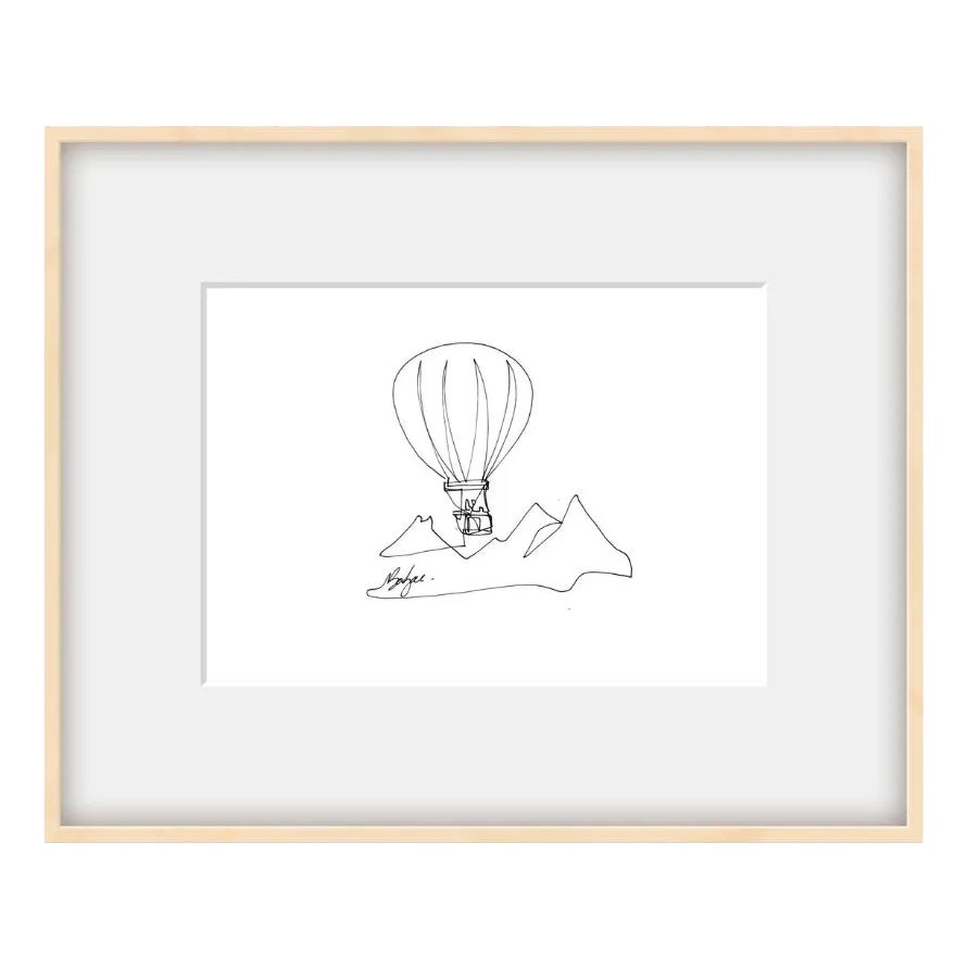 Balzac, Hot Air Balloon, 2023, Print | Chairish