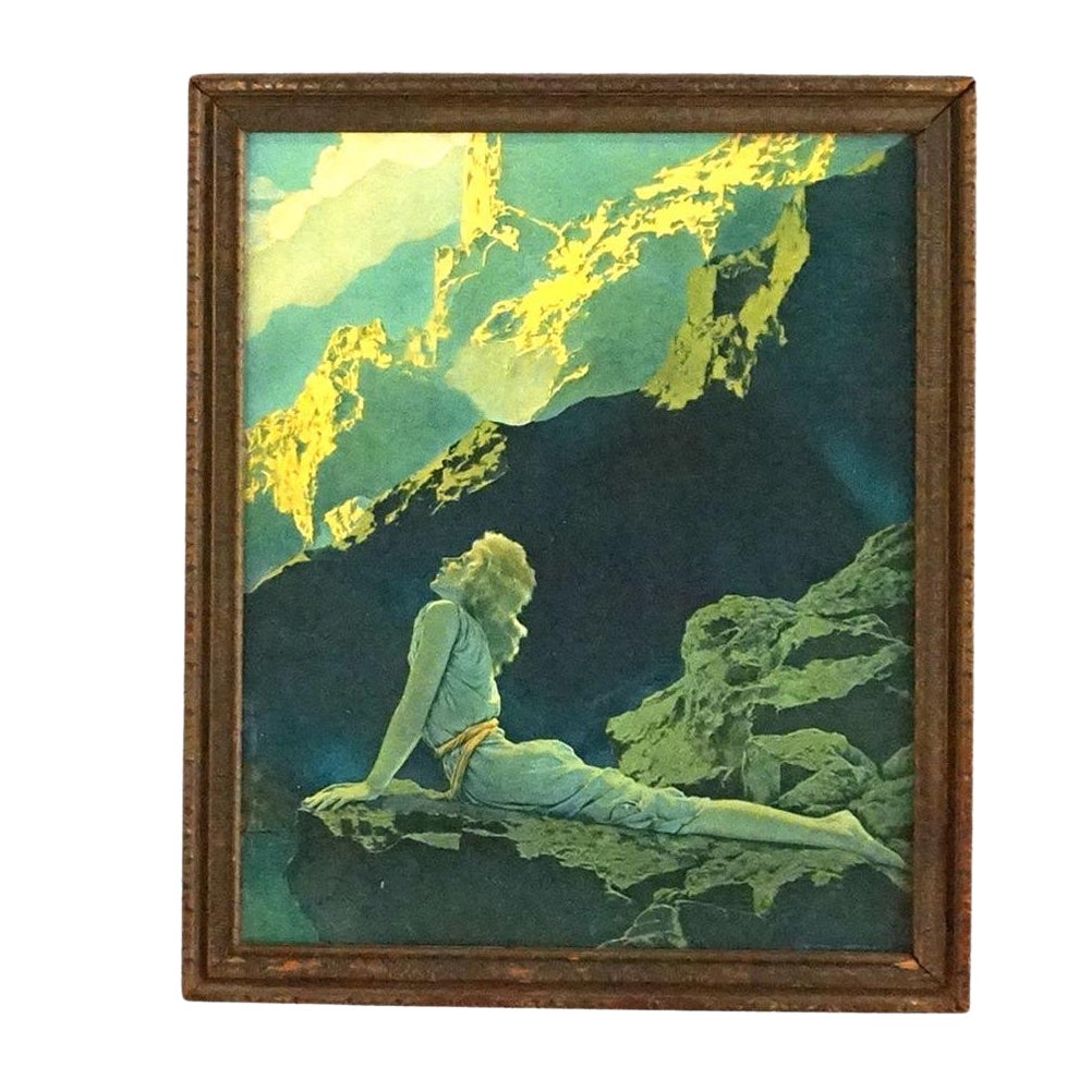 Antique Maxfield Parrish Reinthal & Newman Print “Wild Geese”, Framed ...