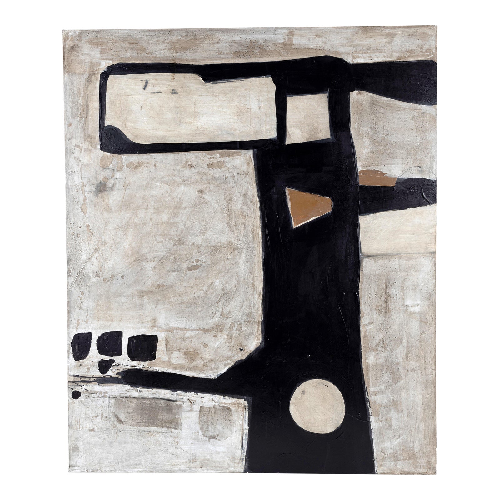 Contemporary Modern Abstract Mixed-Media Painting by Scott Kerr | Chairish