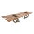Industrial Rustic Dining, Conference Room Wooden Table With Cast Iron ...