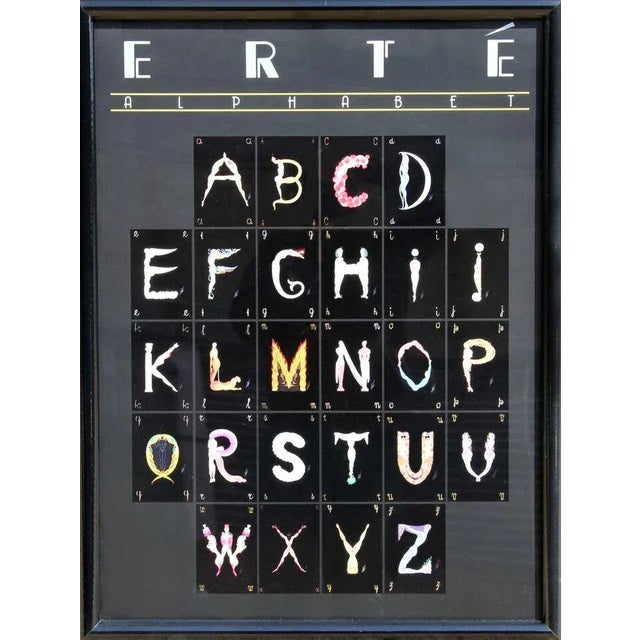Erte, "Alphabet," Poster | Chairish