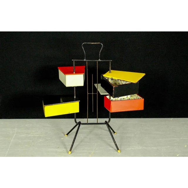 Dutch Sewing Box by Joost Teders for Metalux, 1950s | Chairish