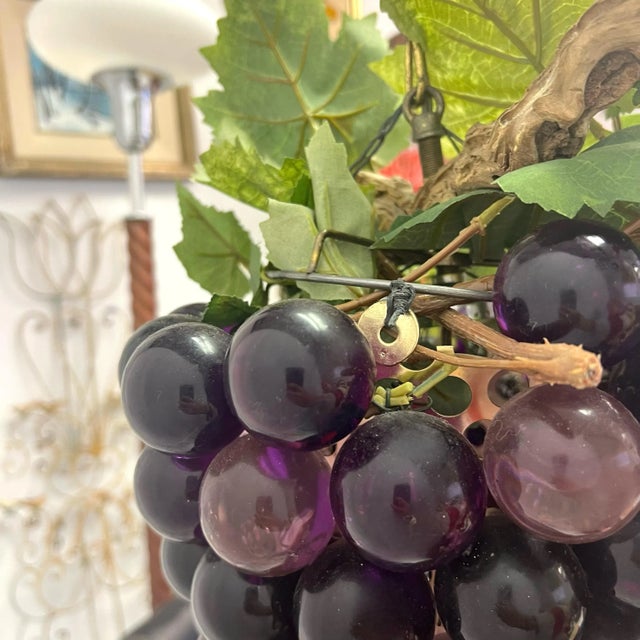 Mid-Century Grape Pendant Light Fixture Circa 1950s | Chairish
