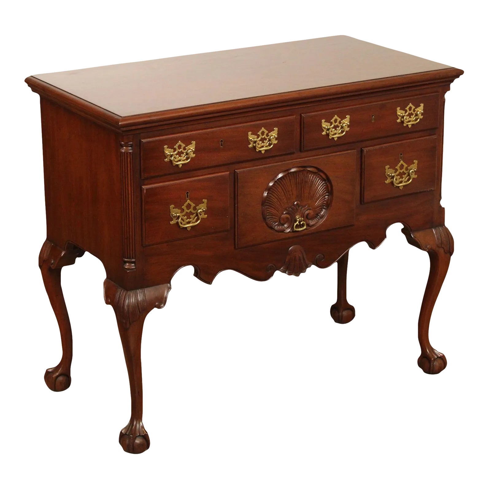 Biggs Kittinger Old Dominion Chippendale Style Carved Mahogany Lowboy ...
