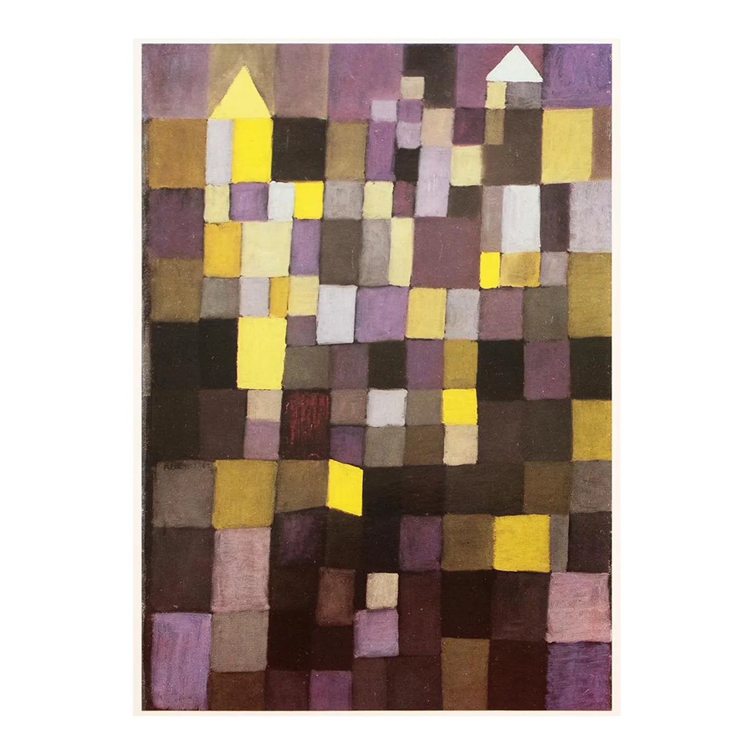1989 After Paul Klee "Architecture", Full-Color Print From France ...