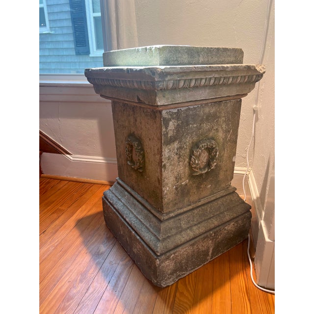 Early 18th Century Concrete Pedestal | Chairish