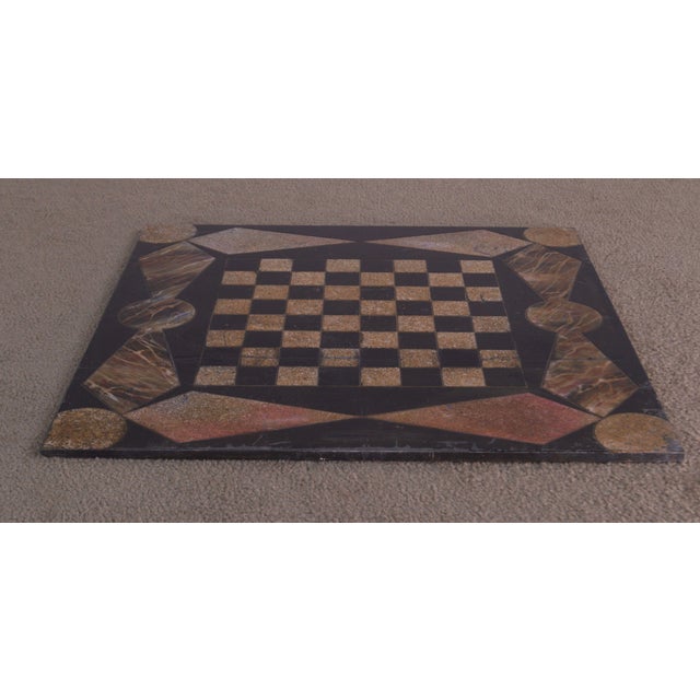 Antique Slate Chess Game Board (A) | Chairish