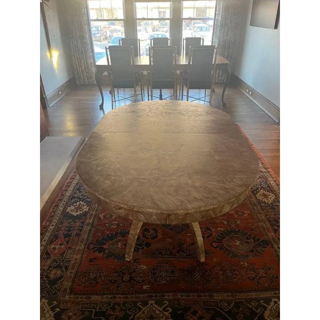 Theodore Alexander Newman Extendable Dining Table | Chairish