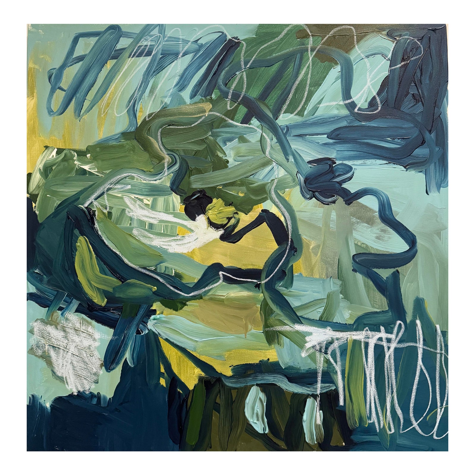 “Sea Moss” Original Painting by Hayley Morée | Chairish