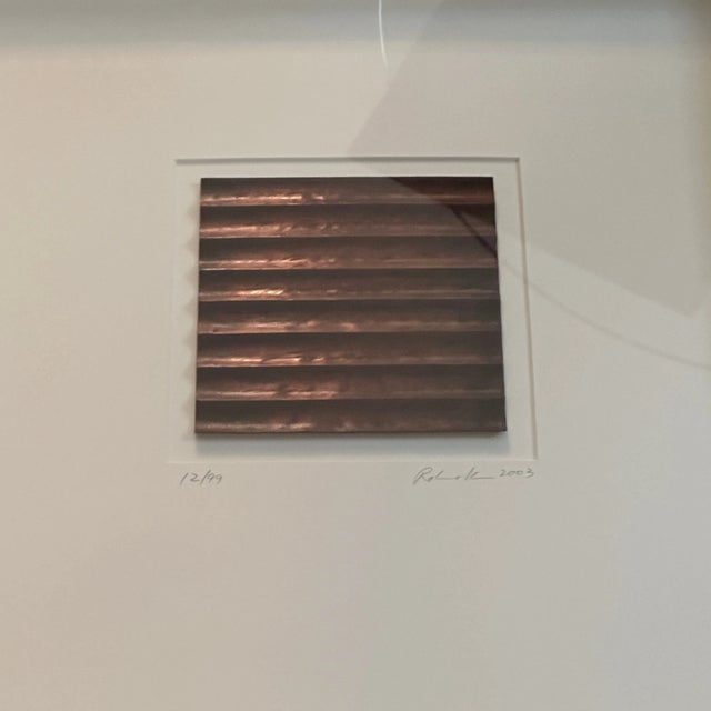 Signed and Numbered Robert Kuo Textured Art-Corrugated | Chairish