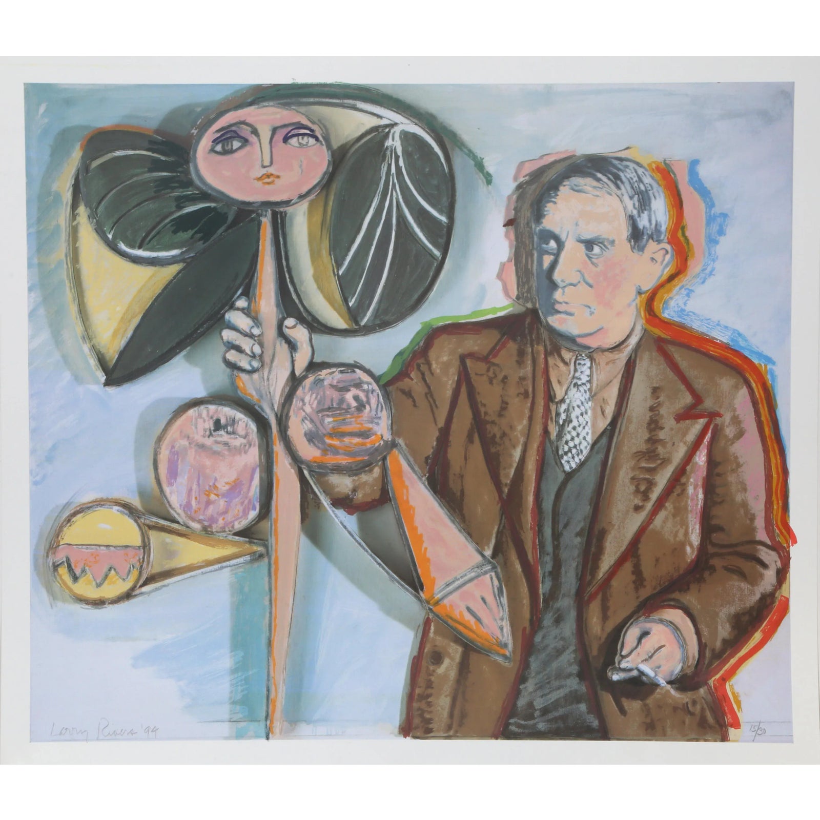 1980s "Homage to Pablo Picasso" Screen Print After Pablo Picasso | Chairish