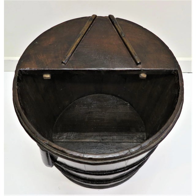 Antique Wooden Bucket | Chairish