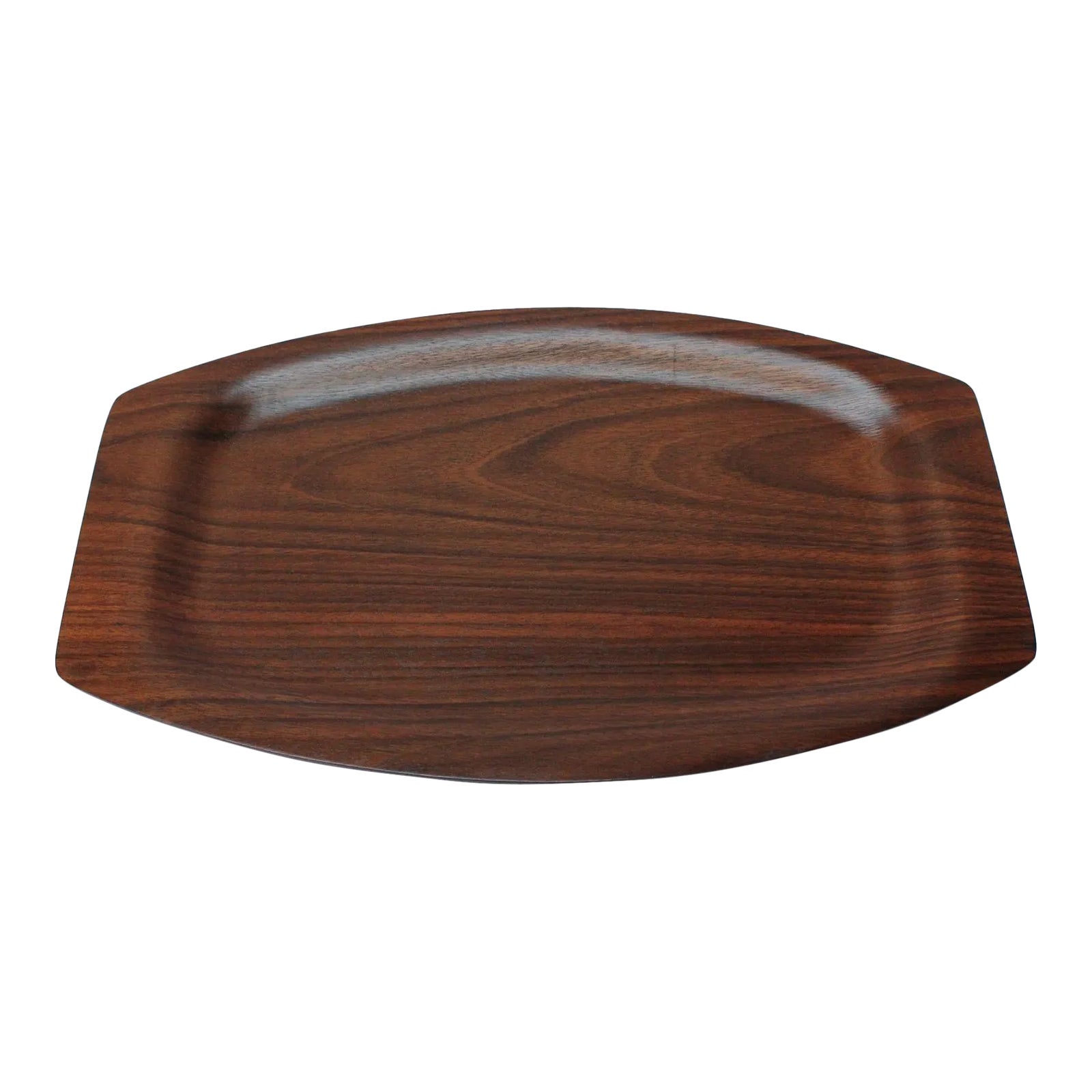 Vintage Jacaranda Serving Tray by Kraftware | Chairish