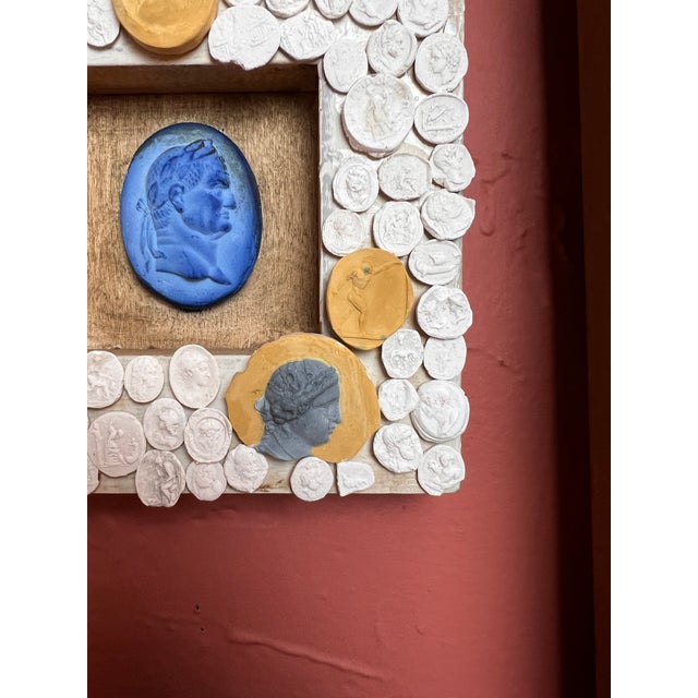 Grand Tour Style Roman Emperors Cameo in Miniature Intaglio Decorated ...