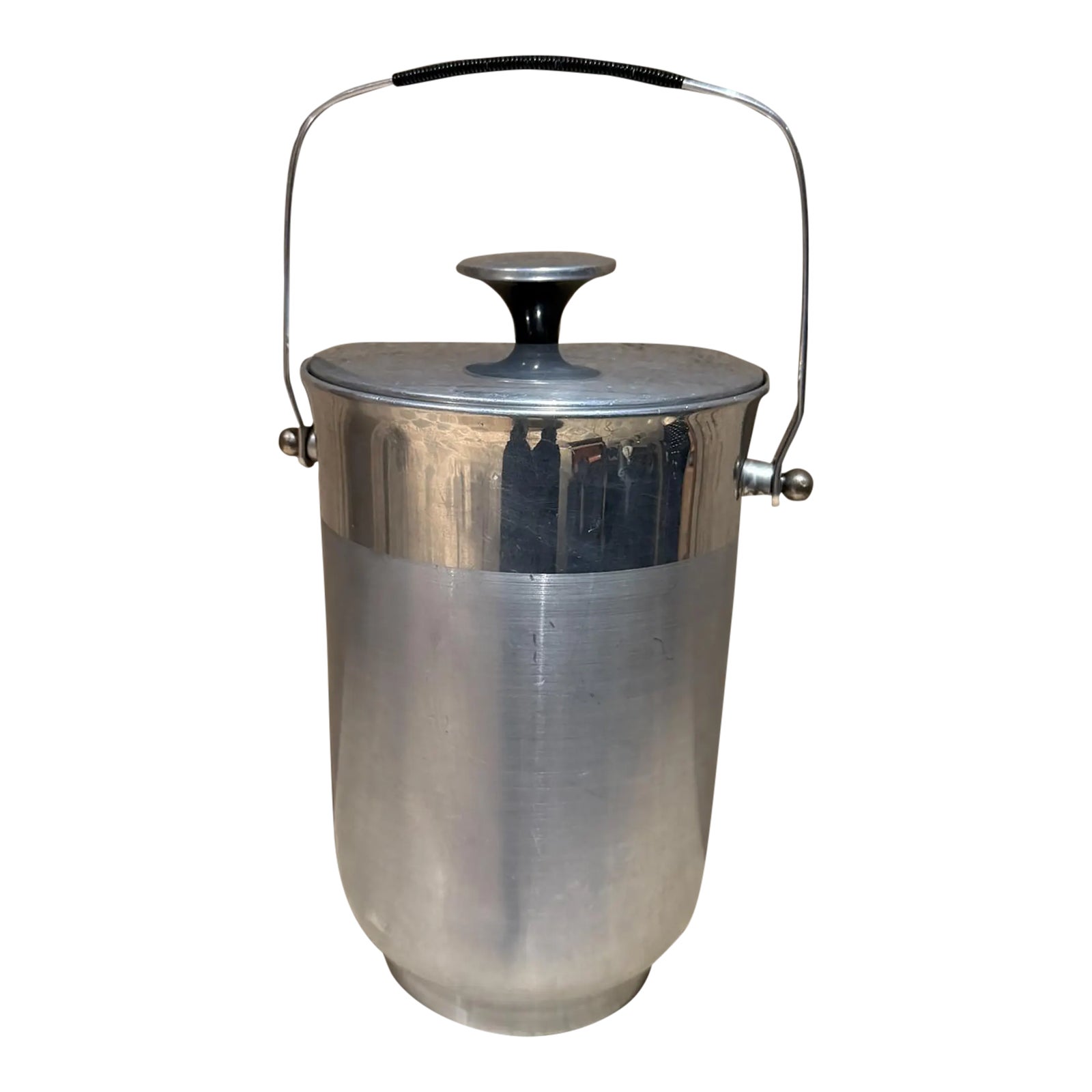 1960s Italian Vintage Tall Ice Bucket Wine Cooler | Chairish