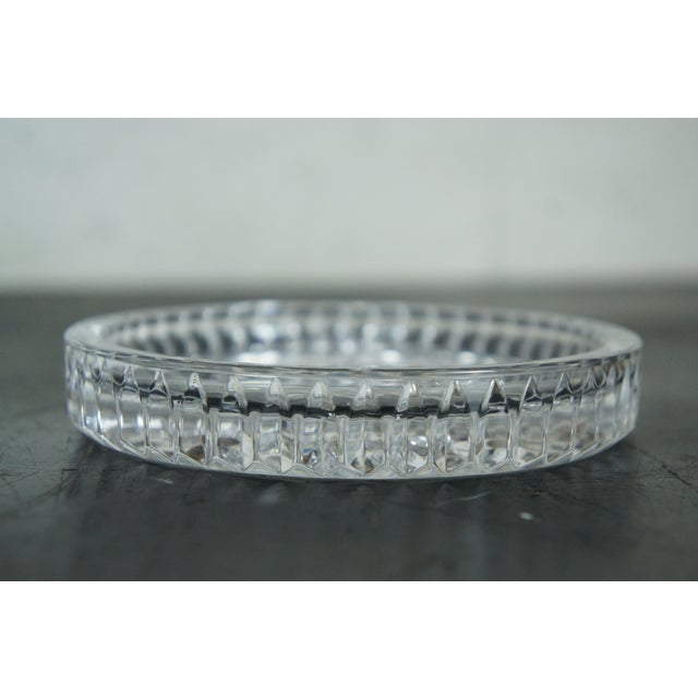 Vintage Waterford Crystal Lismore Star Cut Wine Bottle Coasters Set Of 4 Chairish