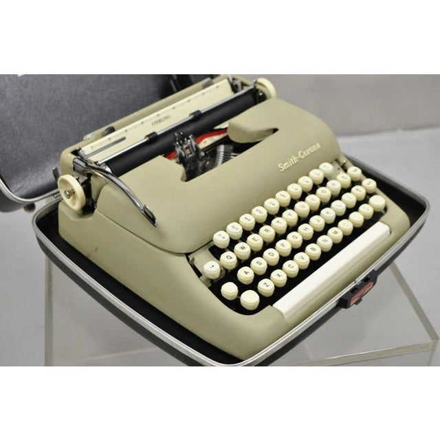 Vintage 1970s Smith Corona Sterling Manual Portable Typewriter With ...