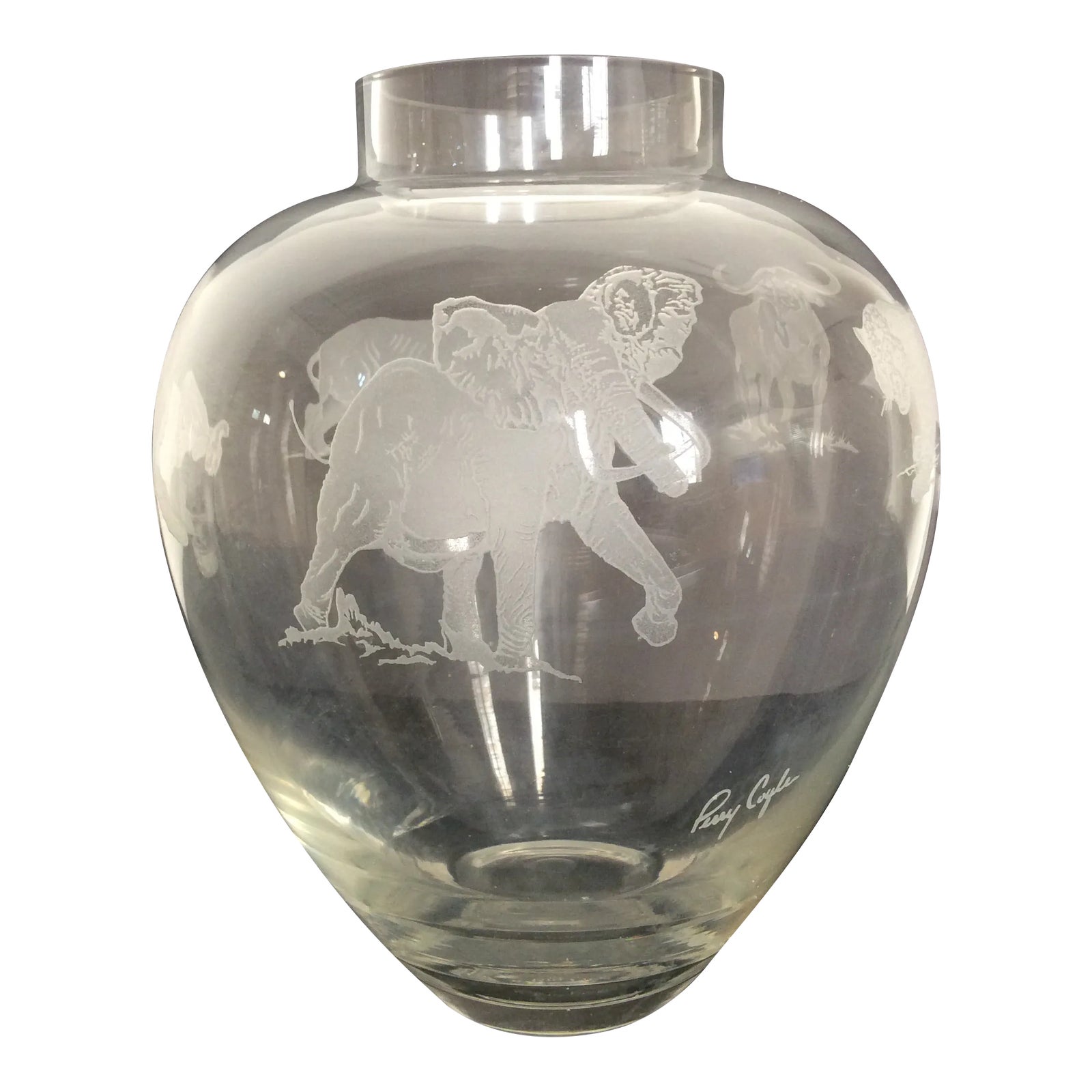 Perry Coyle Big Five Vase | Chairish