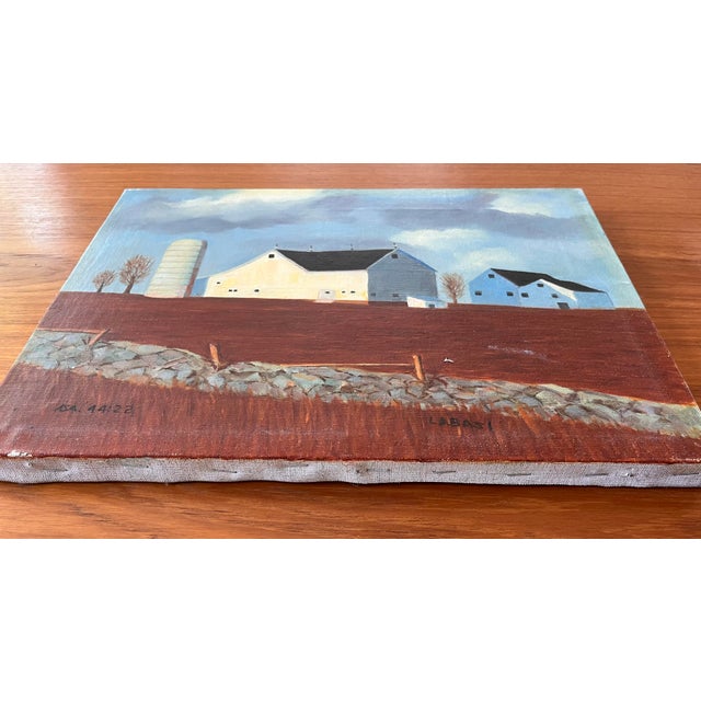 Vintage Oll Painting of Farm in Pennsylvania | Chairish