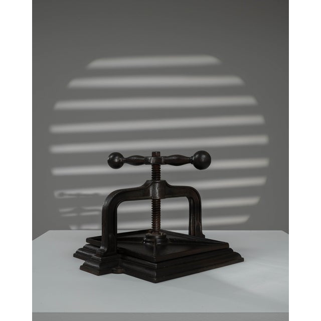 20th Century Belgian Cast Iron Press | Chairish