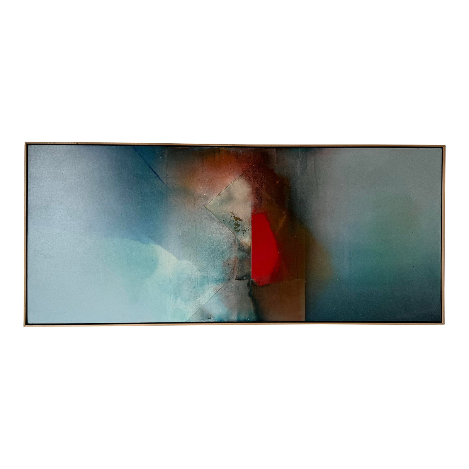Richard Saba " Memories Garden " Acrylic on Canvas Painting | Chairish