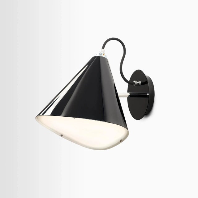 Daniel Becker Emily Wall Light in Ultra Black - a Pair | Chairish