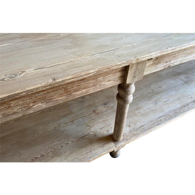 Mid-19th Century Grand Scale Draper's Table | Chairish