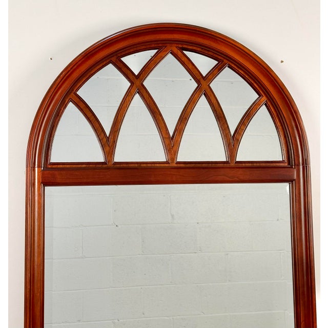 Ethan Allen Cherry Palladian Style Arched Cathedral Mahogany Wall ...