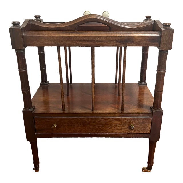 Canterbury Magazine Rack Drawer | Chairish
