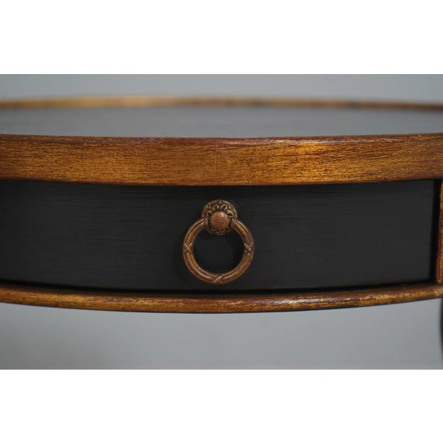 Pair William Switzer Regency Style Swan End Tables | Chairish