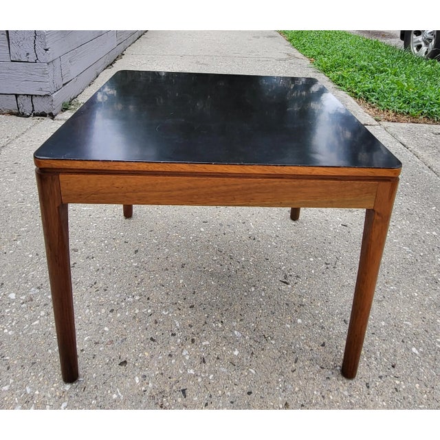 1961 Kipp Stewart Drexel Declaration Walnut and Laminate Side Table ...