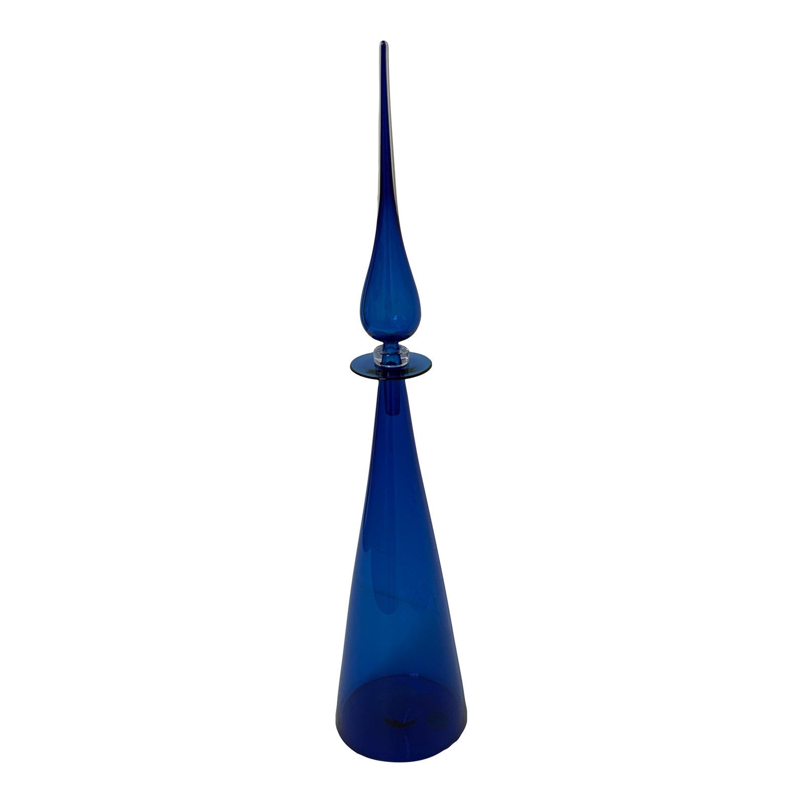 Joe Cariati Straight Cone Petite Decanter | Chairish